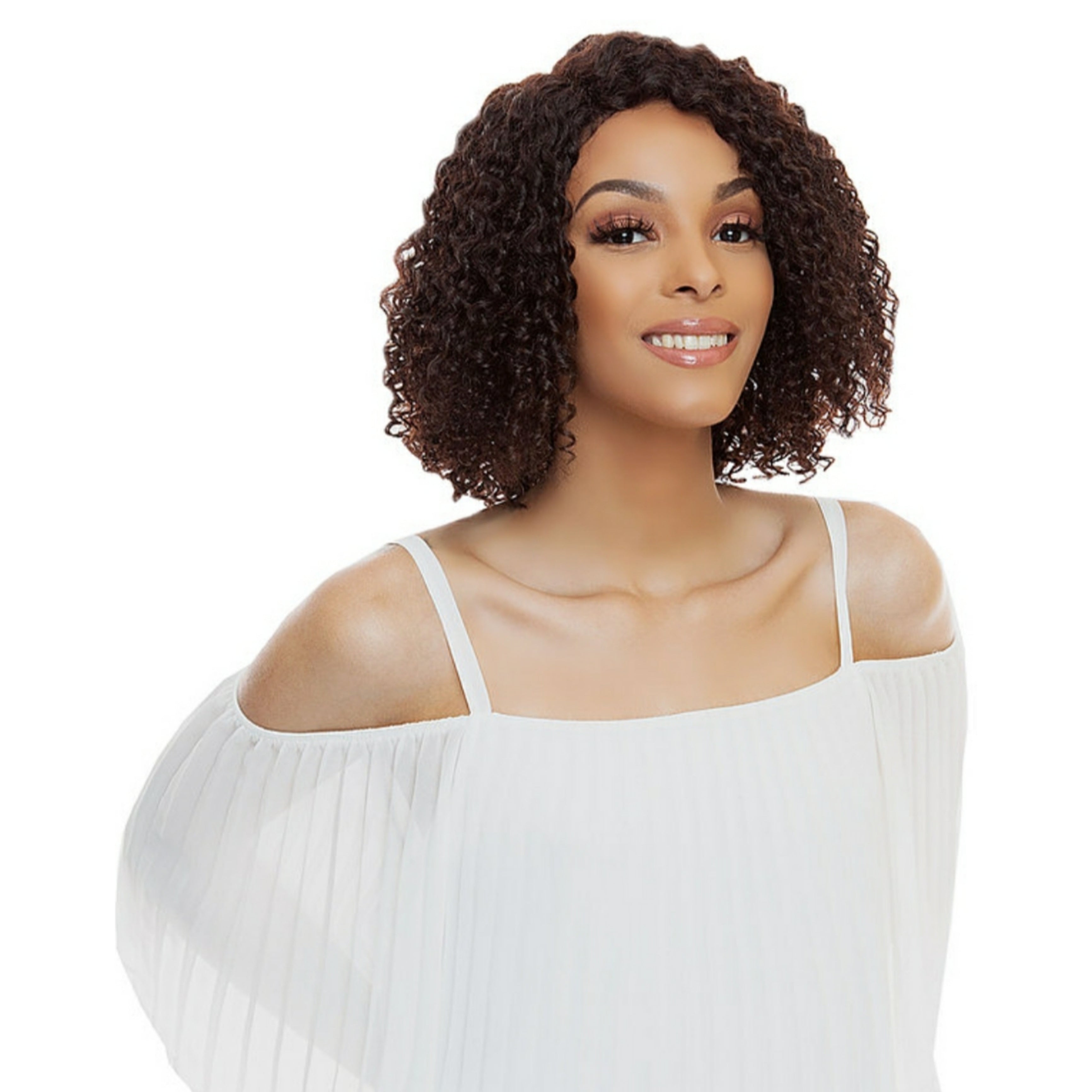 Indu Gold Human Hair Lace Wig (Style: SHARI)